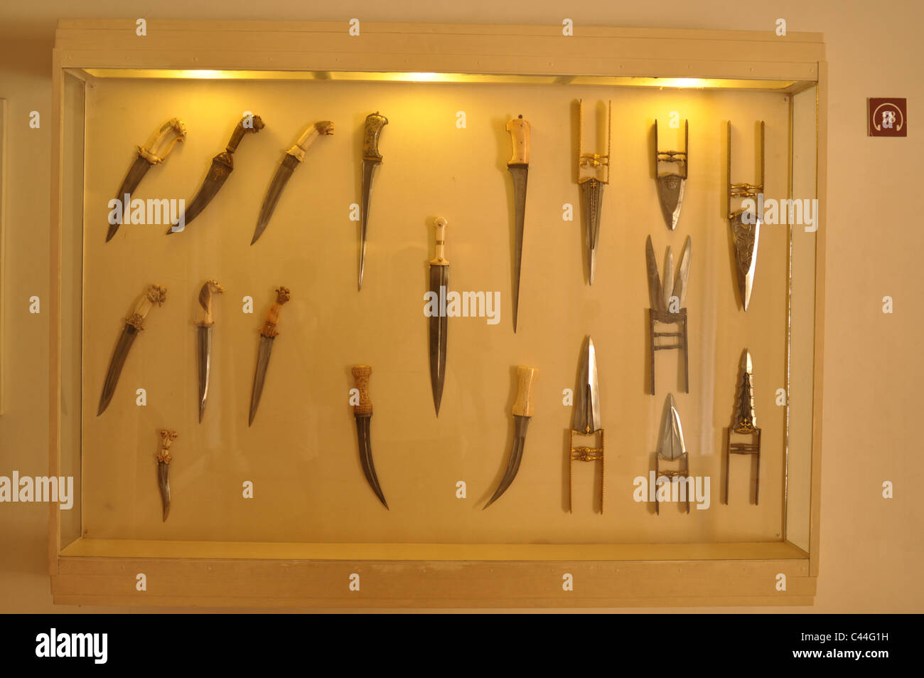 Royal Arms & weapons put for Display in a Museum in Umaid Bhawan Palace ...