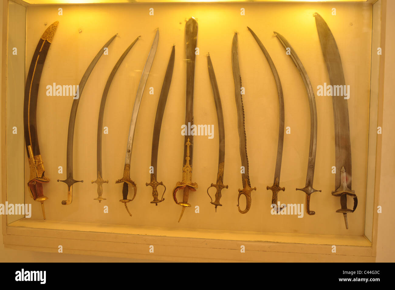 Royal Arms & Weapons put for Display in a Museum in Umaid Bhawan Palace ...