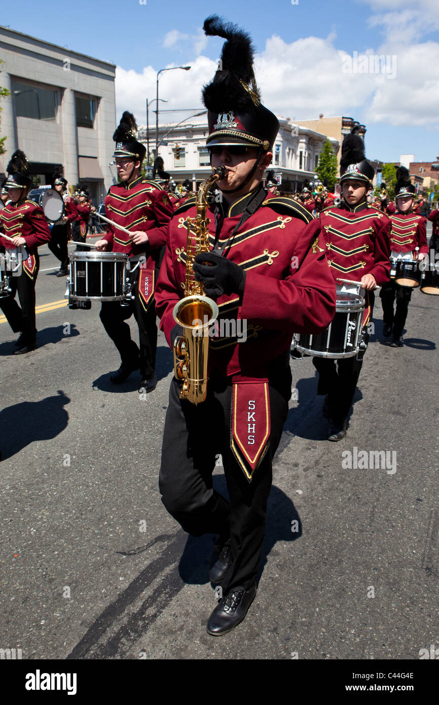 Victoria Day parade in Victoria, BC, May 2011 Stock Photo - Alamy