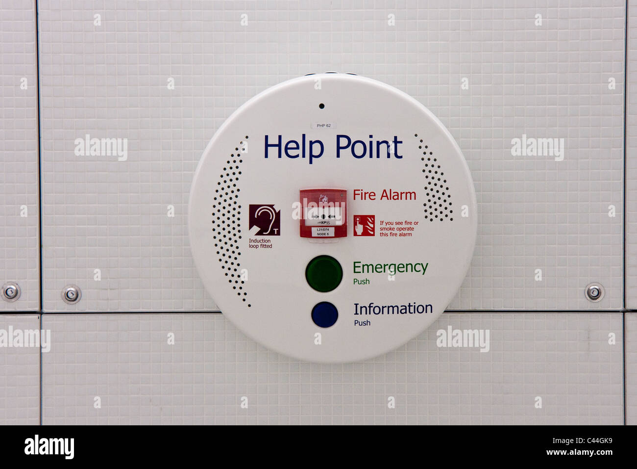 Railway station emergency information hi-res stock photography and ...