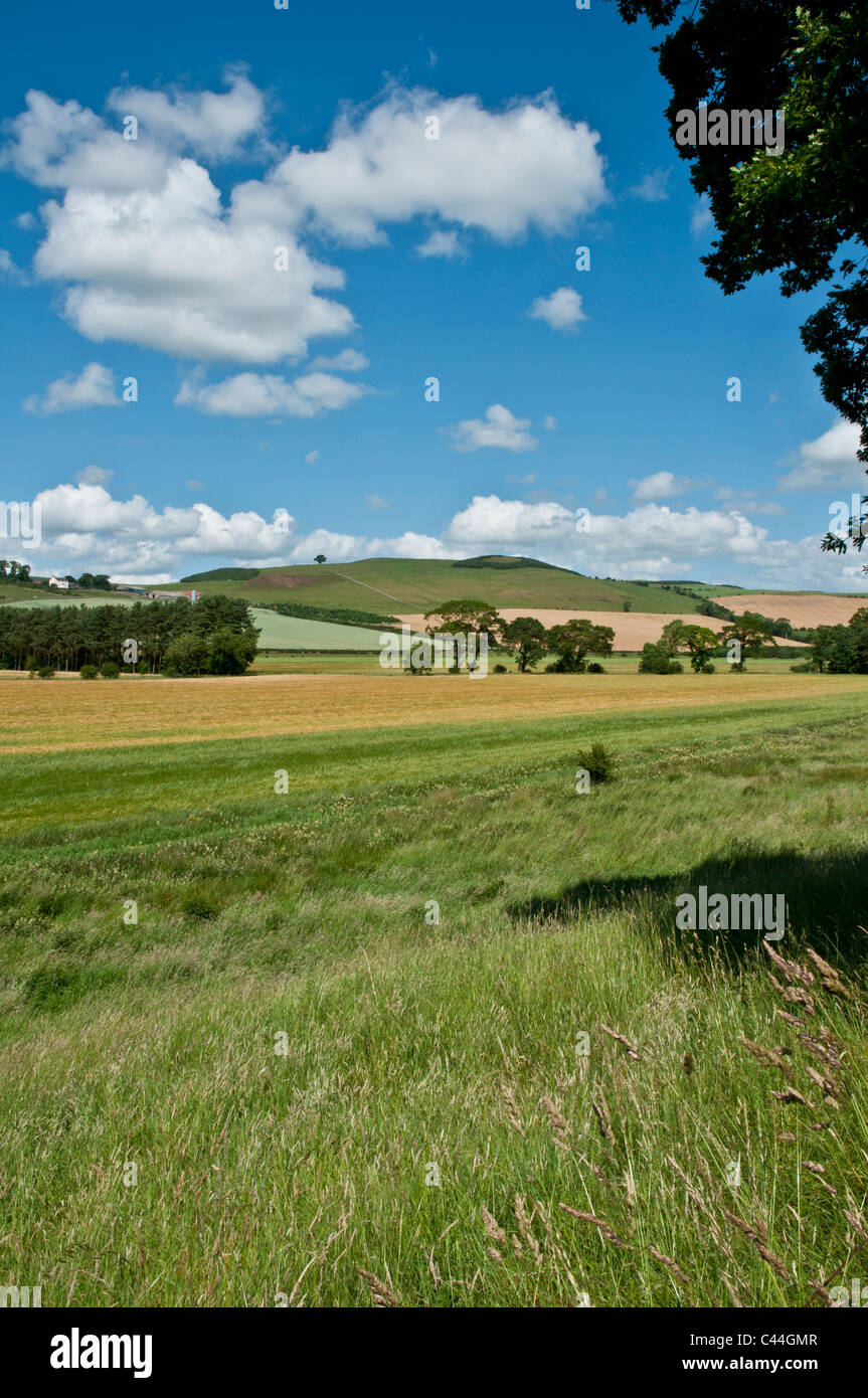 Country view from nr Pawston Shotton Northumberland England Stock Photo ...