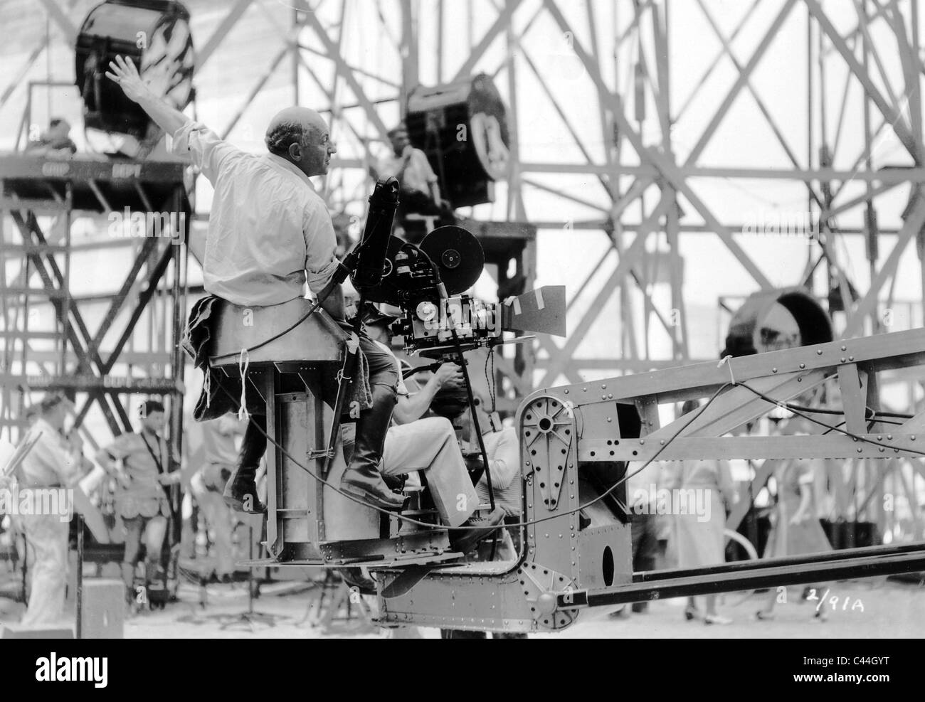 CECIL B. DeMILLE (1881-1959) US directing The Sign of the Cross in 1932 ...