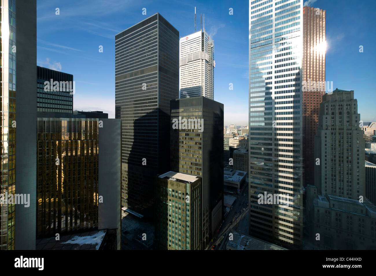 Toronto downtown. Bay Street banking district Stock Photo - Alamy
