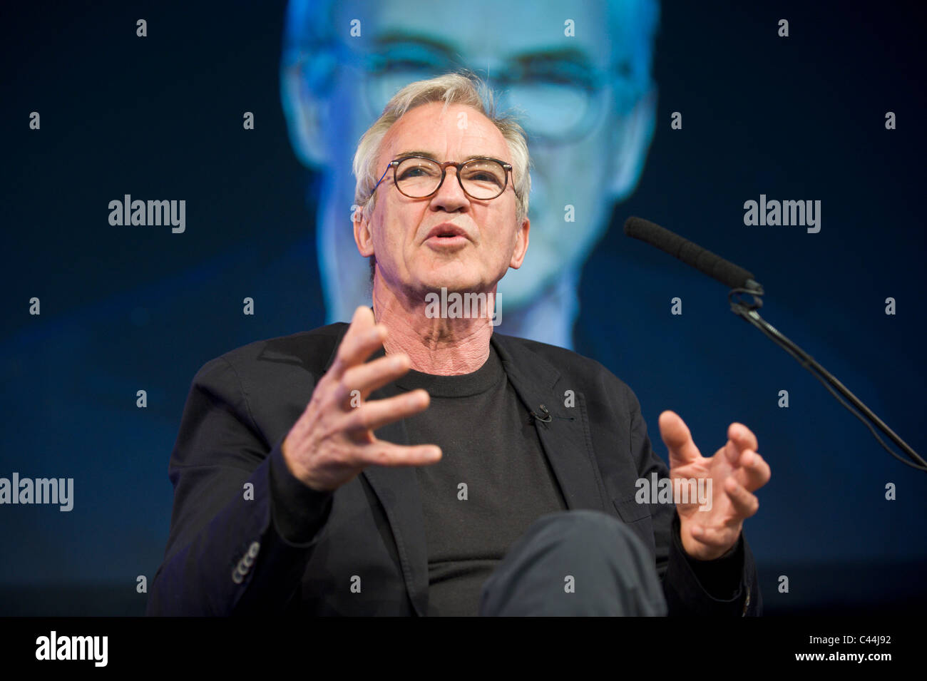 Larry Lamb actor pictured at Hay Festival 2011 Stock Photo - Alamy