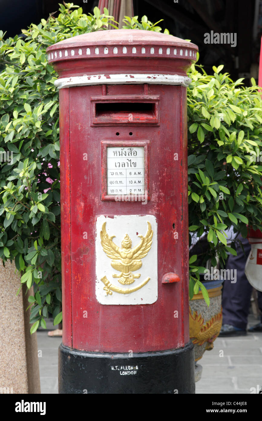 Post Box in Thailand Stock Photo - Alamy