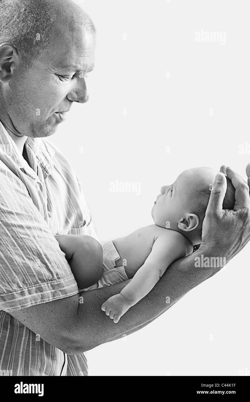 proud father with his baby boy Stock Photo - Alamy