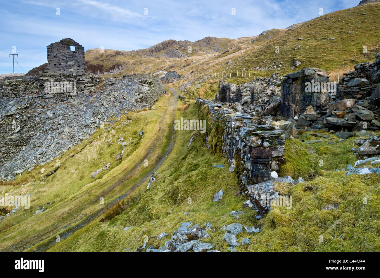 Croesor Abandoned Slate Mine, Cwm Croesor, Snowdonia National Park ...