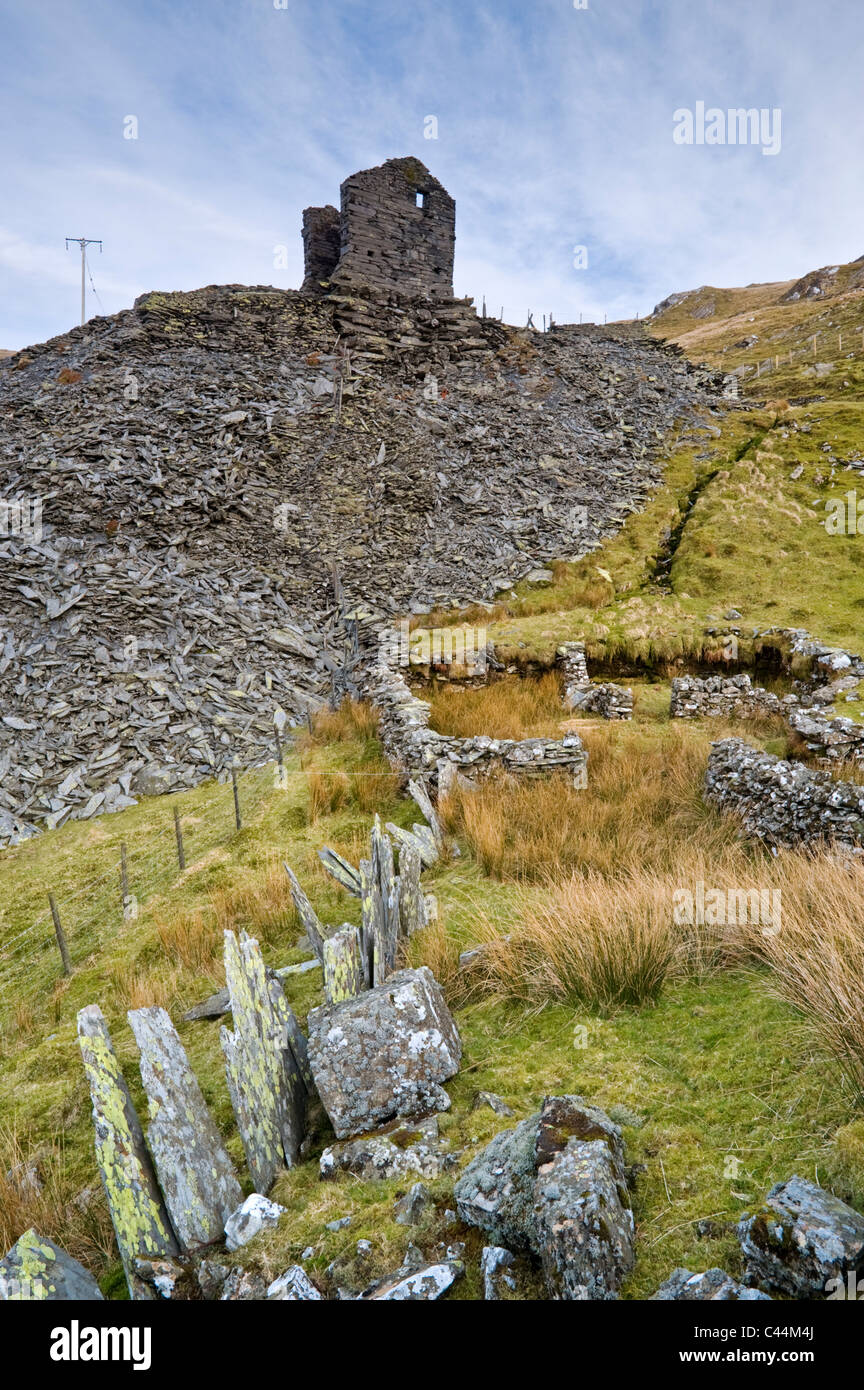 Croesor Abandoned Slate Mine, Cwm Croesor, Snowdonia National Park ...