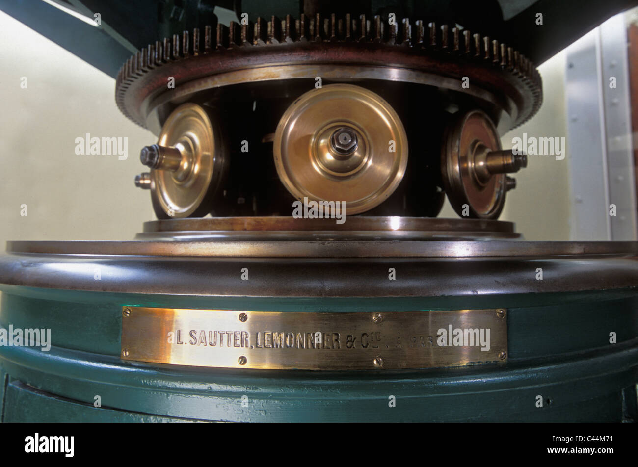 Turning Mechanism and Base of First Order Fresnel Lens in the Saint ...
