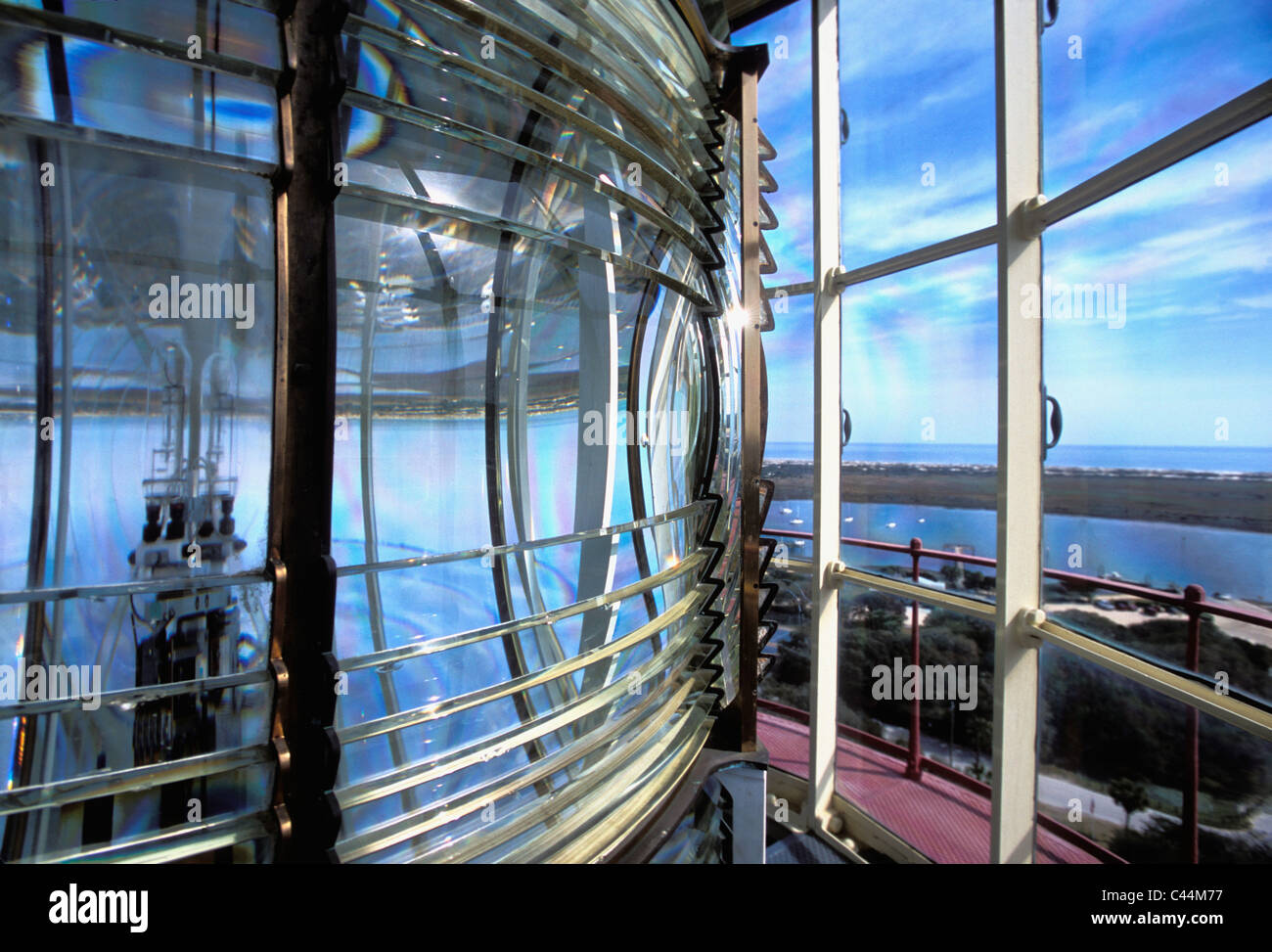 Lighthouse interior lantern room hi-res stock photography and images - Alamy