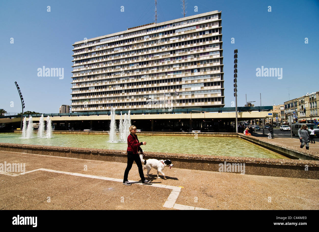 Tel-Aviv municipality building at the Rabin sq Stock Photo - Alamy