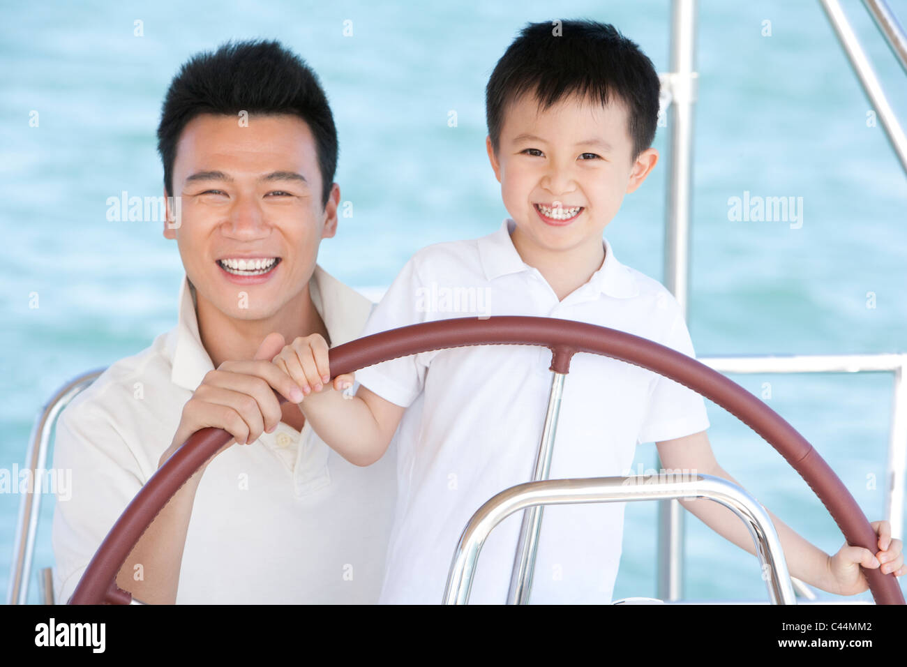 Father and Son Bonding Stock Photo - Alamy