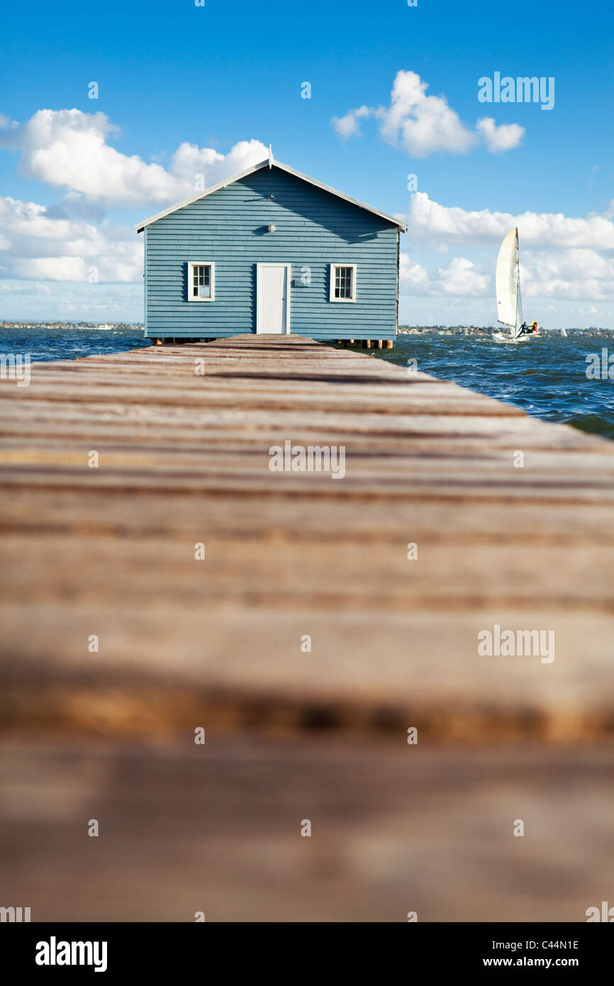 The Crawley Edge Boatshed on the Swan River. Perth, Western Australia ...