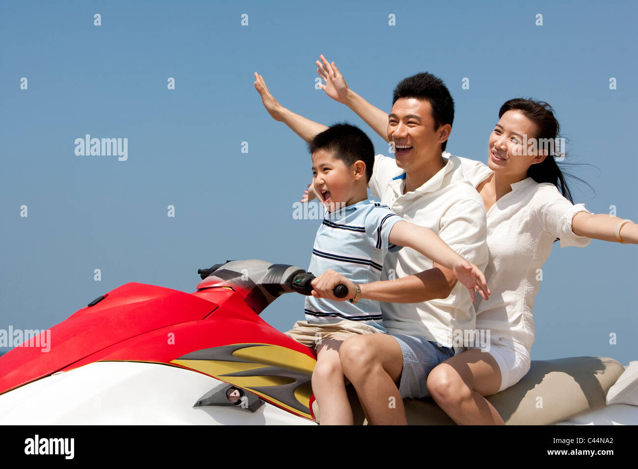 Father son on jet ski hi-res stock photography and images - Alamy