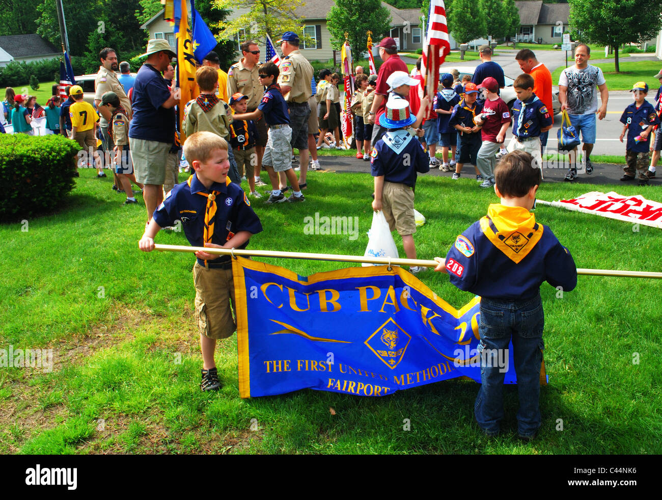 Scouts parade hi-res stock photography and images - Alamy