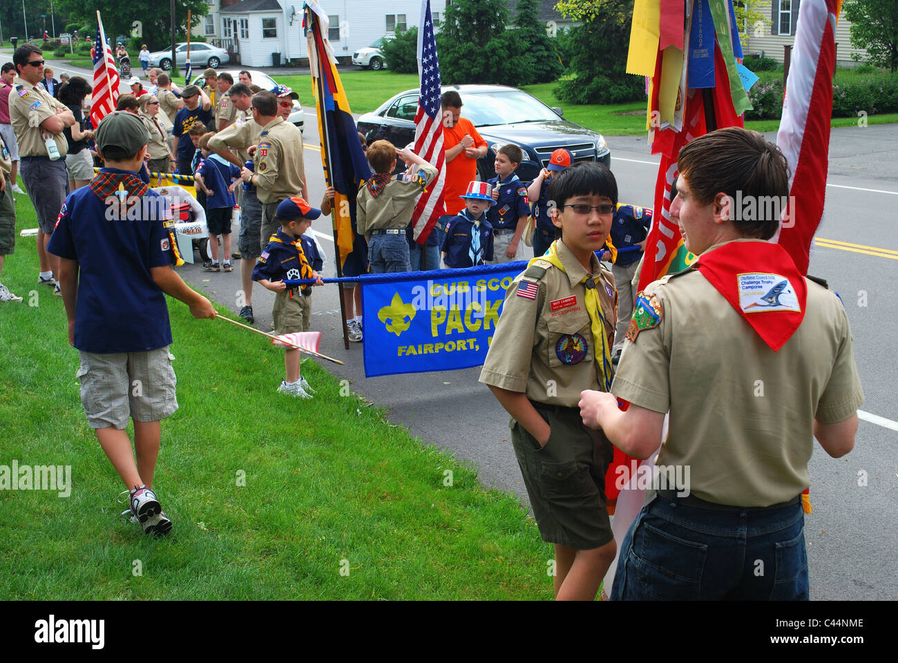 Cub scouts parade hi-res stock photography and images - Alamy