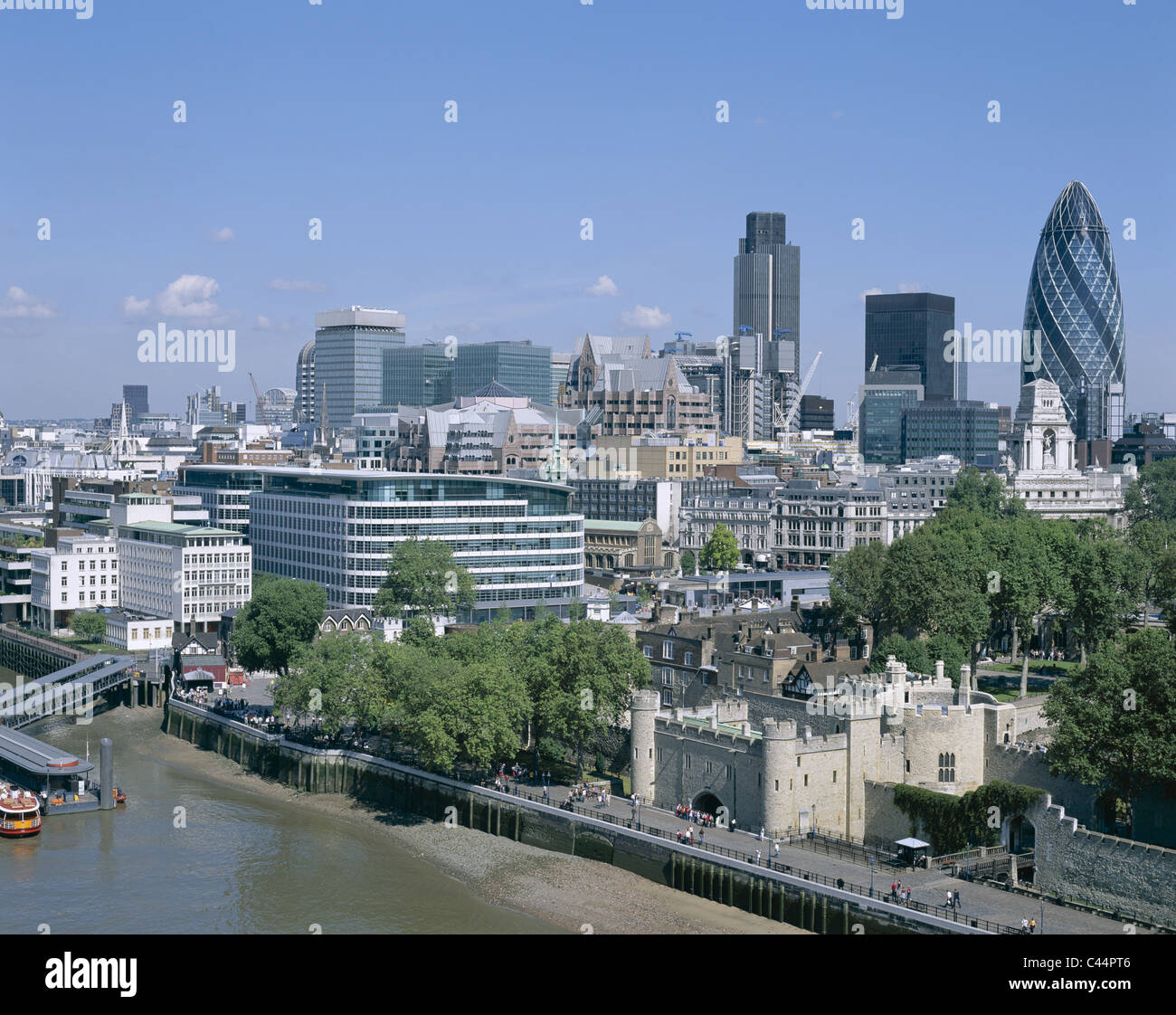 Aerial view, City, England, United Kingdom, Great Britain, Holiday ...