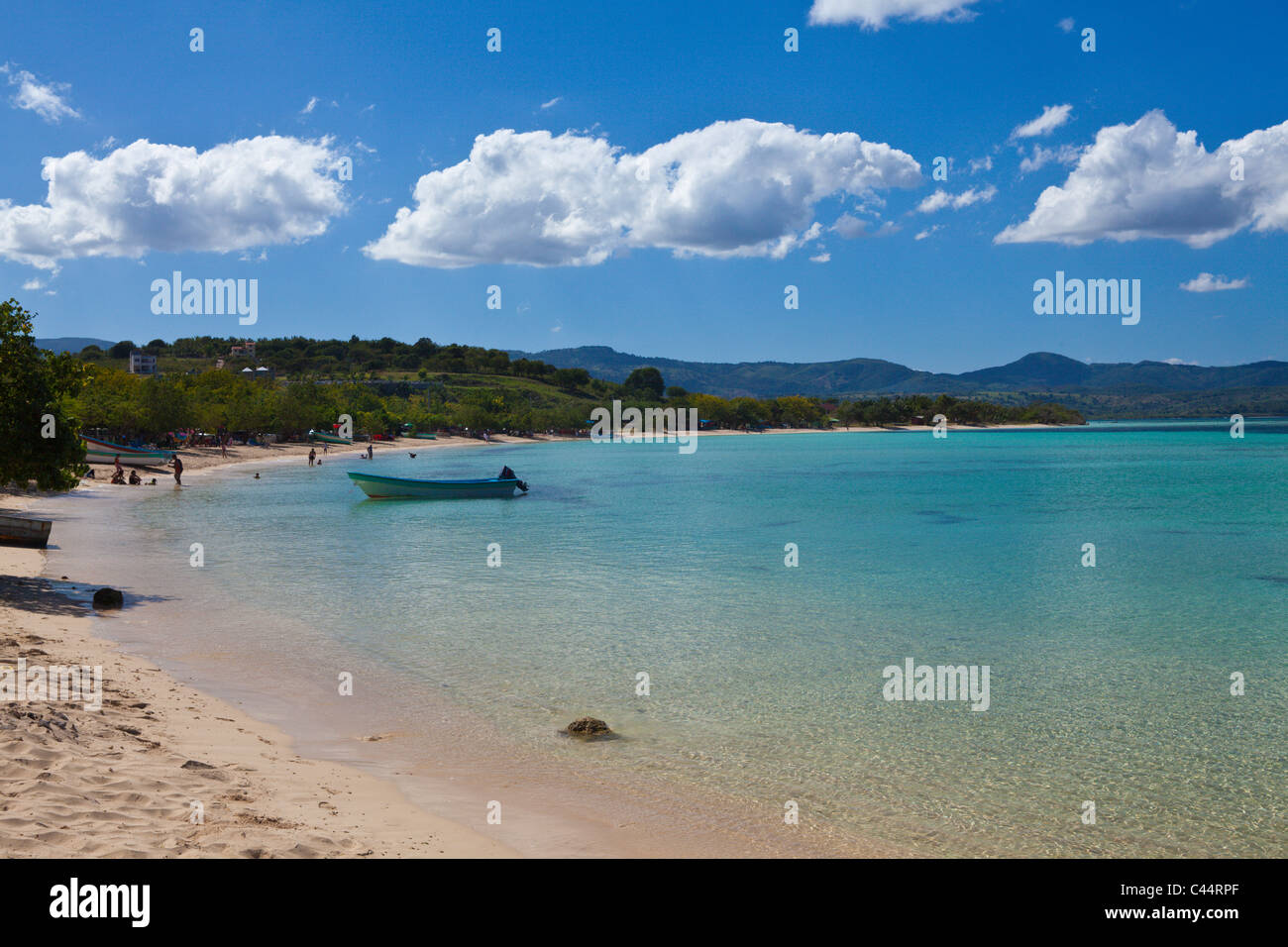Impressions of Ensenada Beach, Punta Rucia, Dominican Republic Stock ...