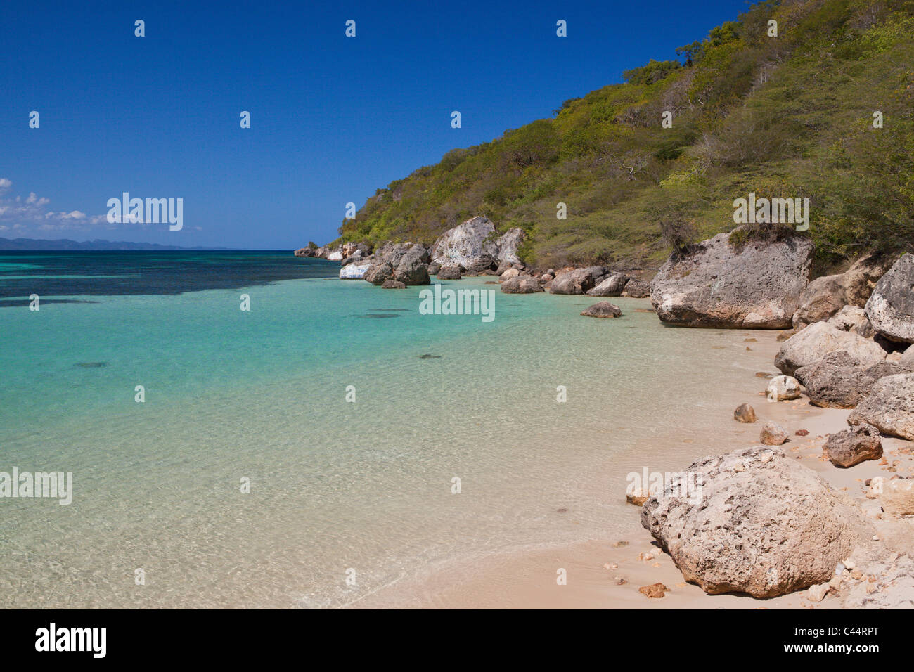 Impressions of Ensenada Beach, Punta Rucia, Dominican Republic Stock ...