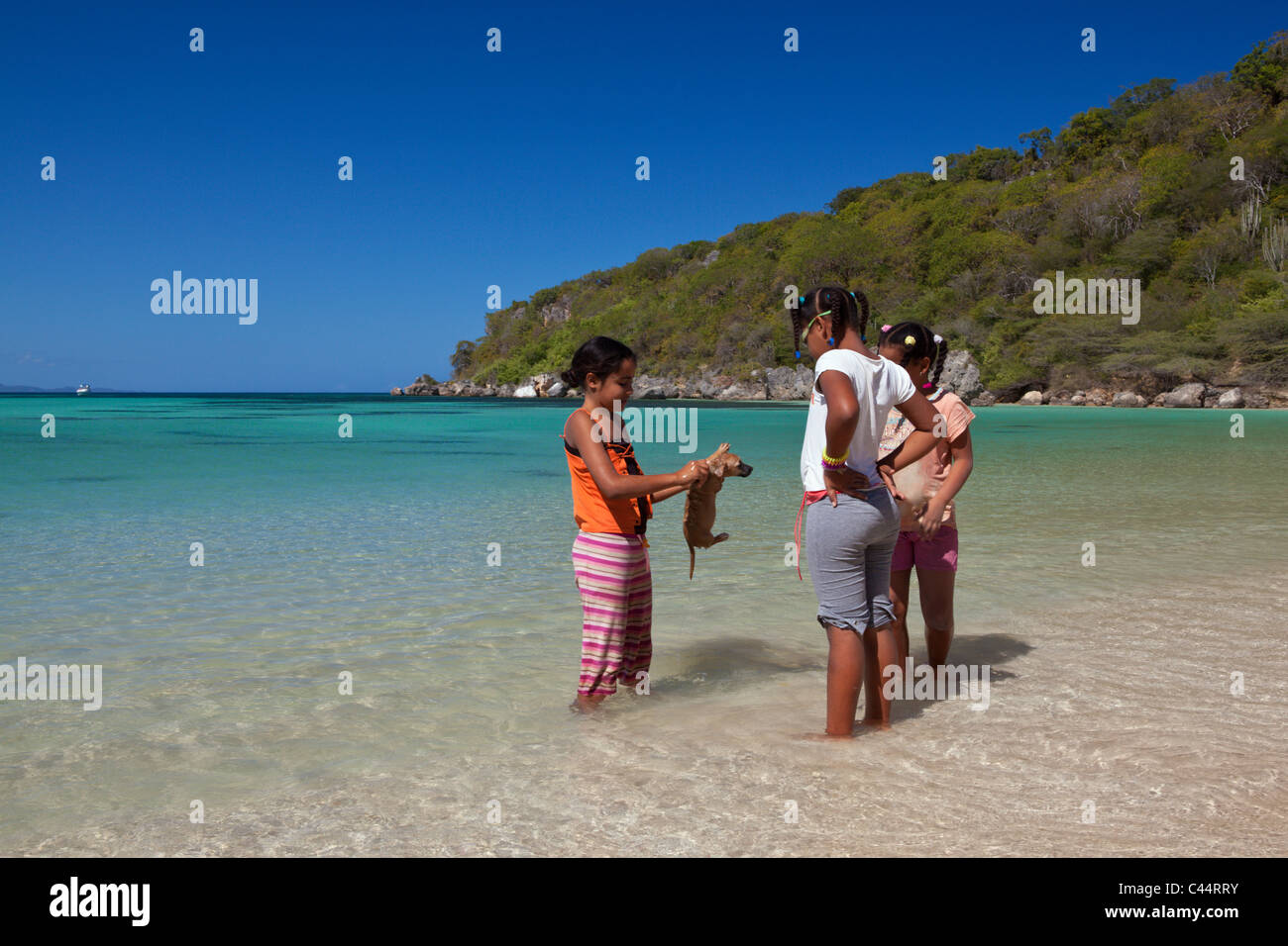 Impressions of Ensenada Beach, Punta Rucia, Dominican Republic Stock ...