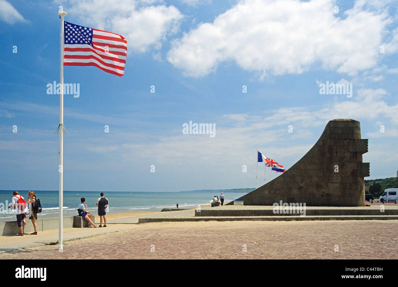 Liberation, 1st Division and 116th RCT monument St-Laurent-sur-Mer ...