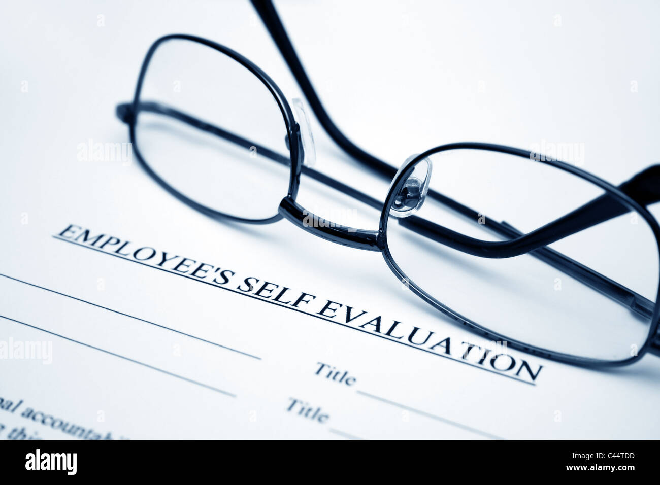 Employee self evaluation Stock Photo - Alamy