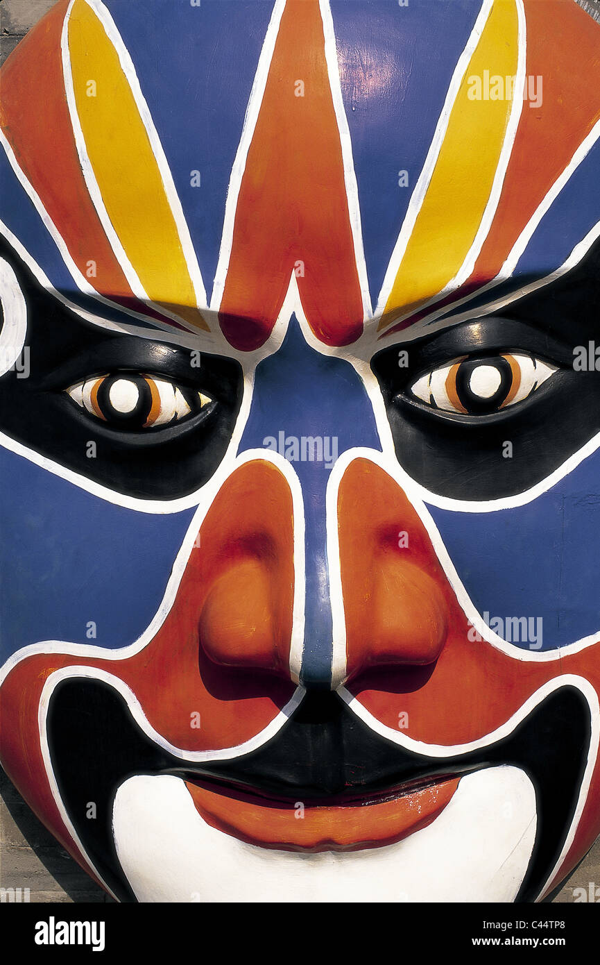 Asia, China, Chinese, Face, Holiday, Landmark, Mask, Opera, Oriental ...