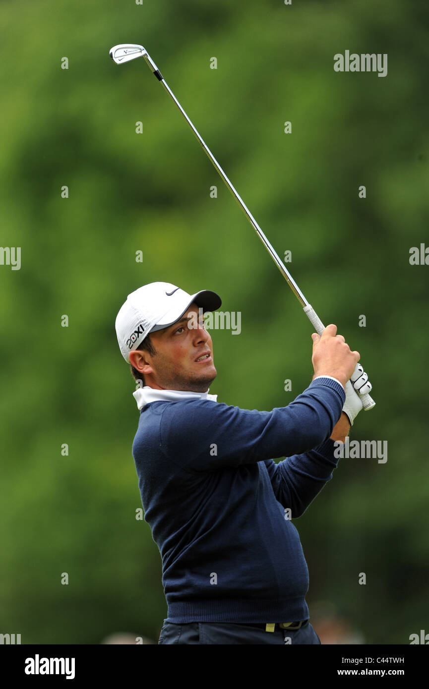 Professional Golfer Edoardo Molinari plays a shot Stock Photo - Alamy