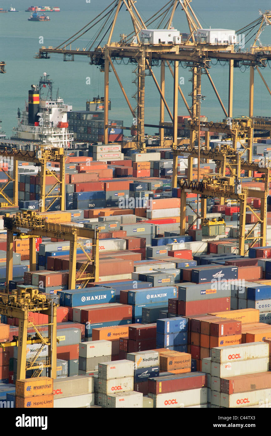 Asia, Cargo, Container, Containers, Cranes, Docks, Dockyard, Holiday ...