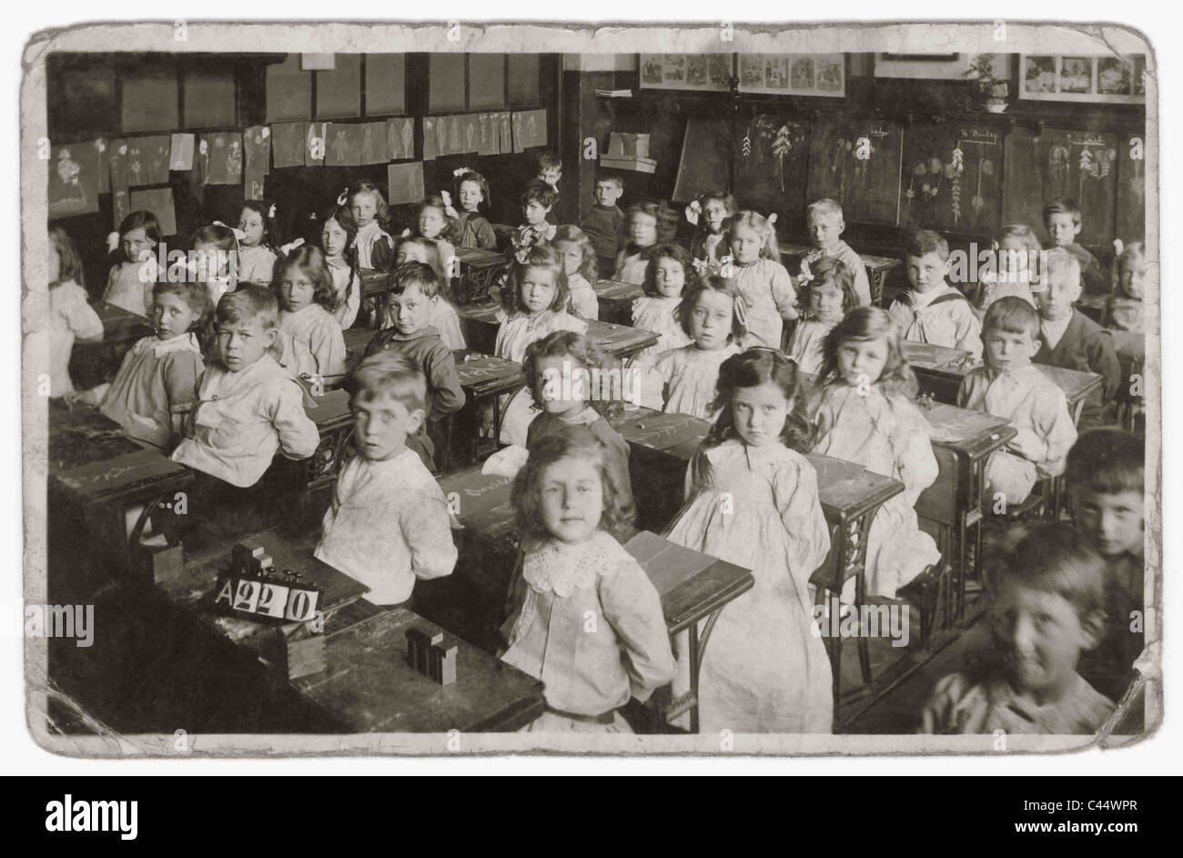 Edwardian school classroom hi-res stock photography and images - Alamy