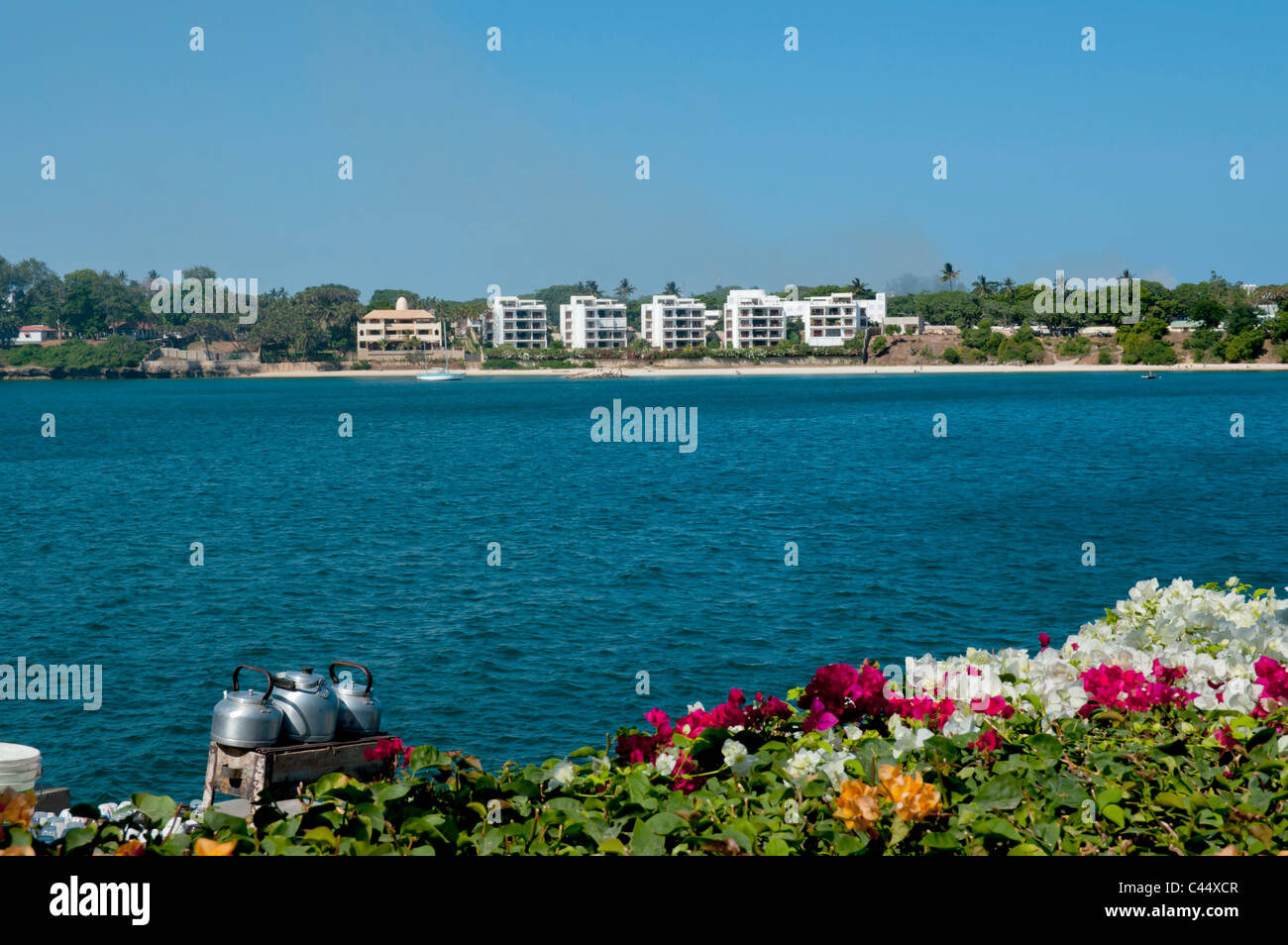 East Africa, Kenya, Mombasa, waterfront, coastline, creek, seafront ...