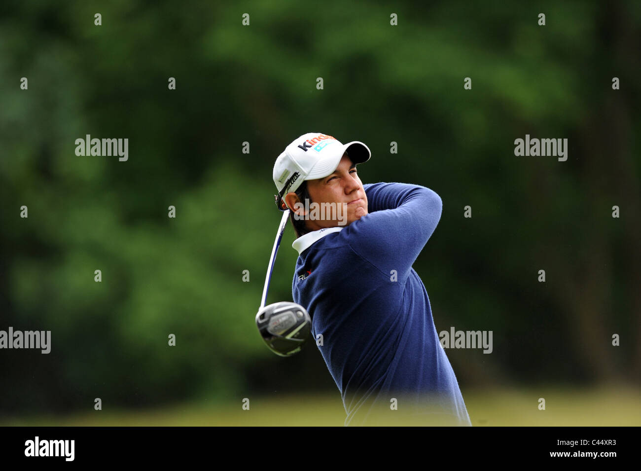 Professional Golfer Matteo Manassero in action Stock Photo - Alamy