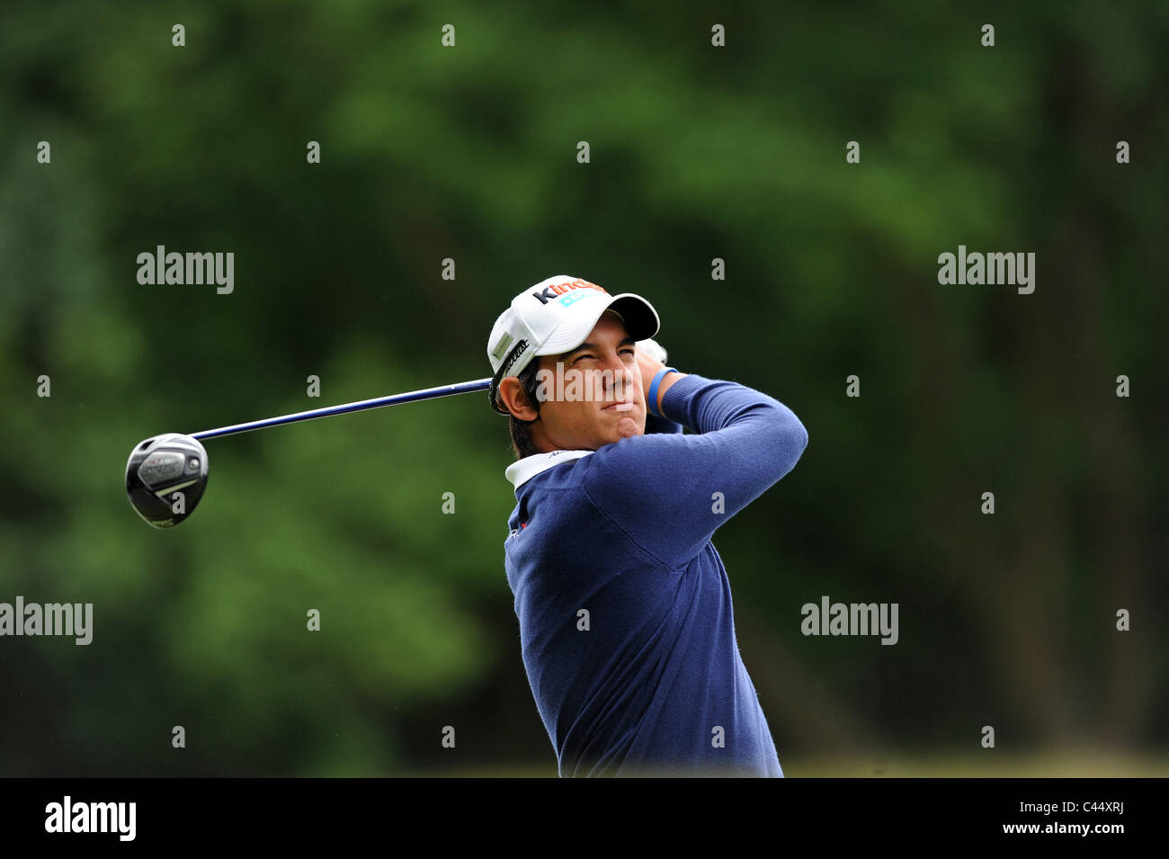 Professional Golfer Matteo Manassero in action Stock Photo - Alamy