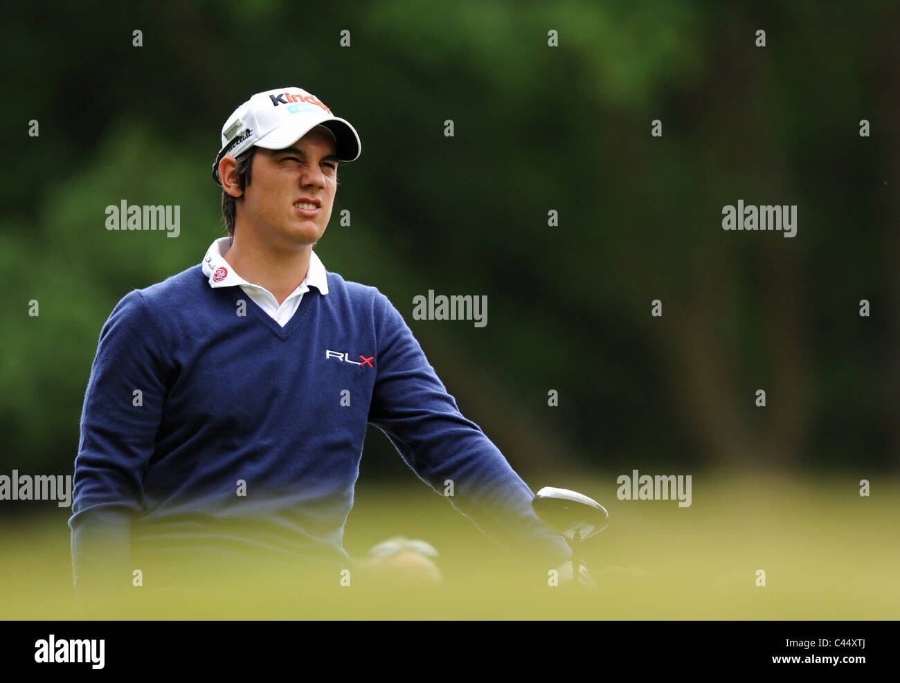 Professional Golfer Matteo Manassero in action Stock Photo - Alamy