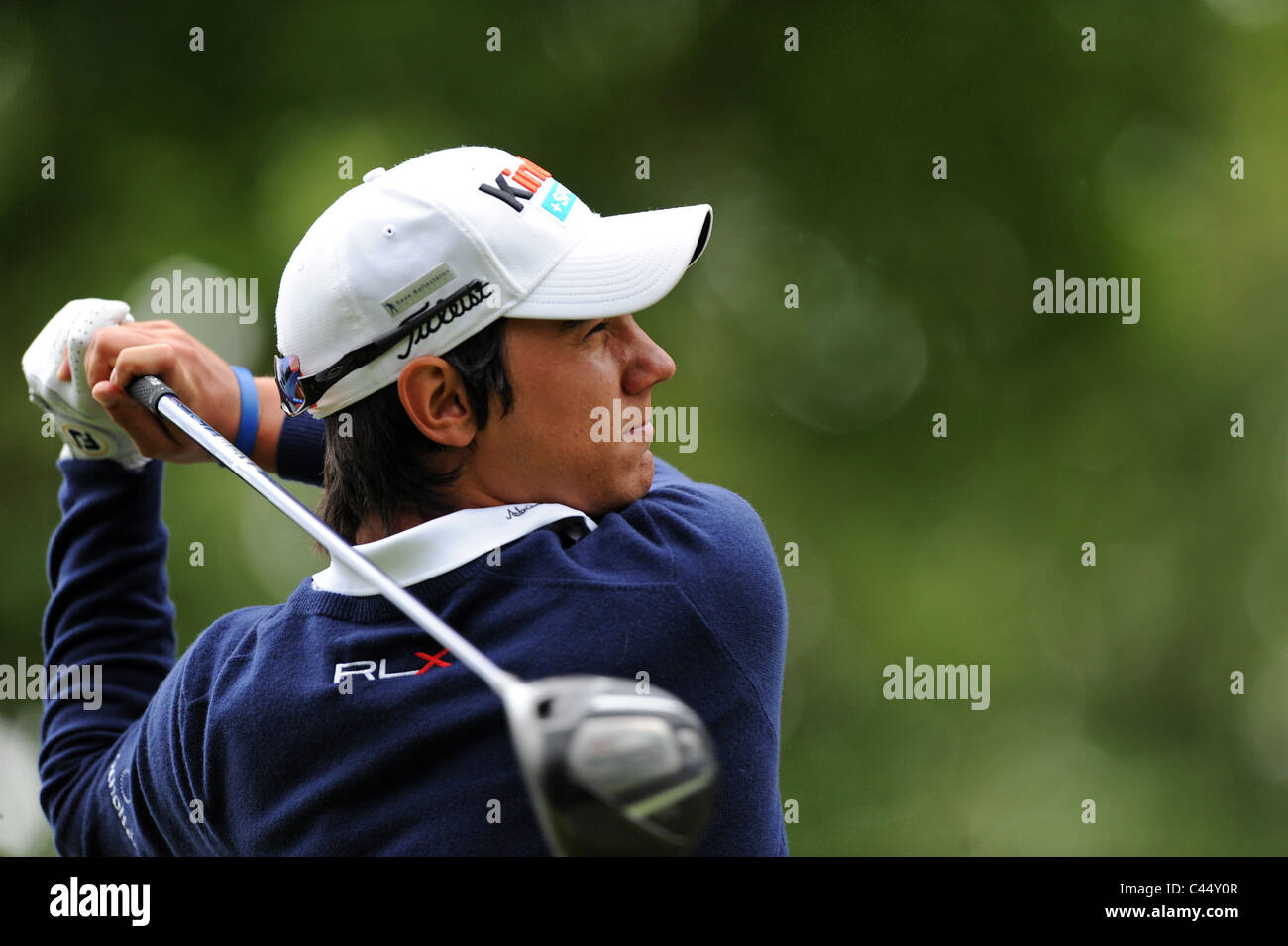 Professional Golfer Matteo Manassero in action Stock Photo - Alamy
