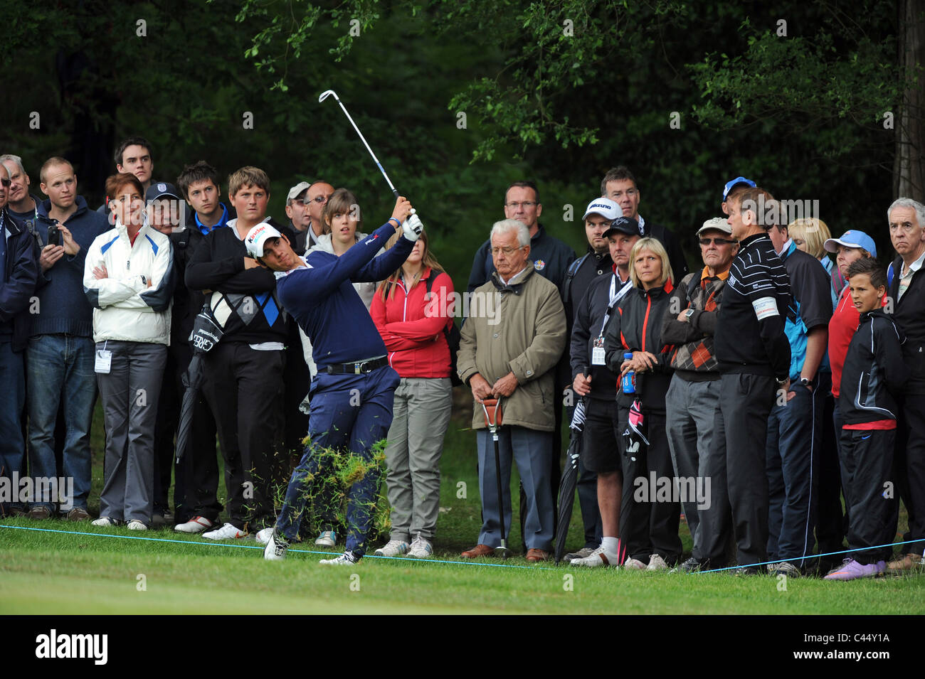 Professional Golfer Matteo Manassero in action Stock Photo - Alamy