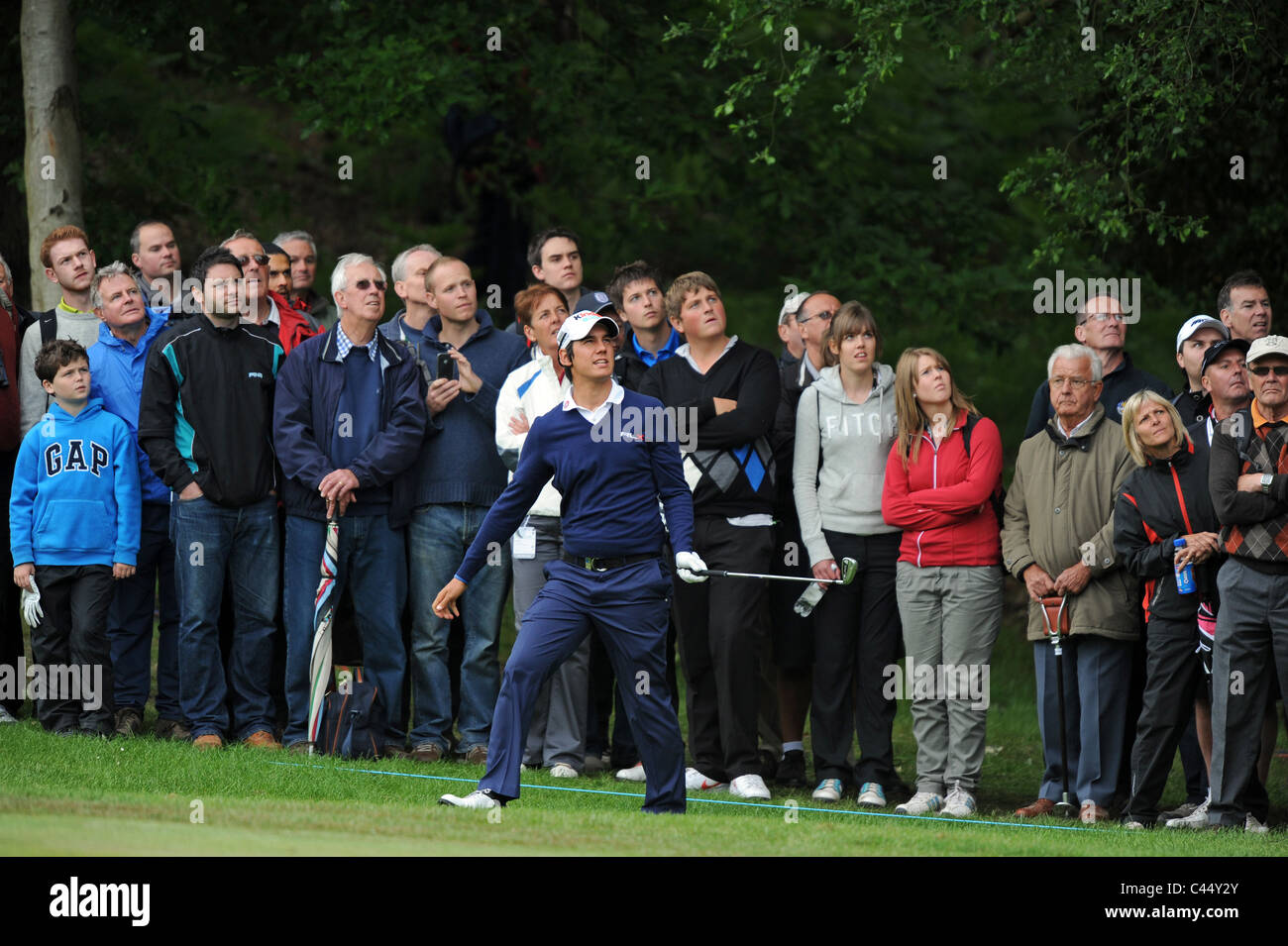 Professional Golfer Matteo Manassero in action Stock Photo - Alamy