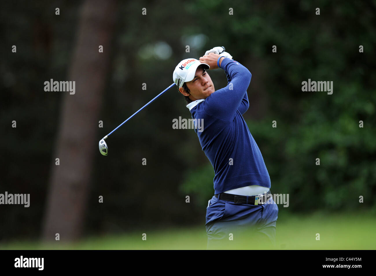 Professional Golfer Matteo Manassero in action Stock Photo - Alamy