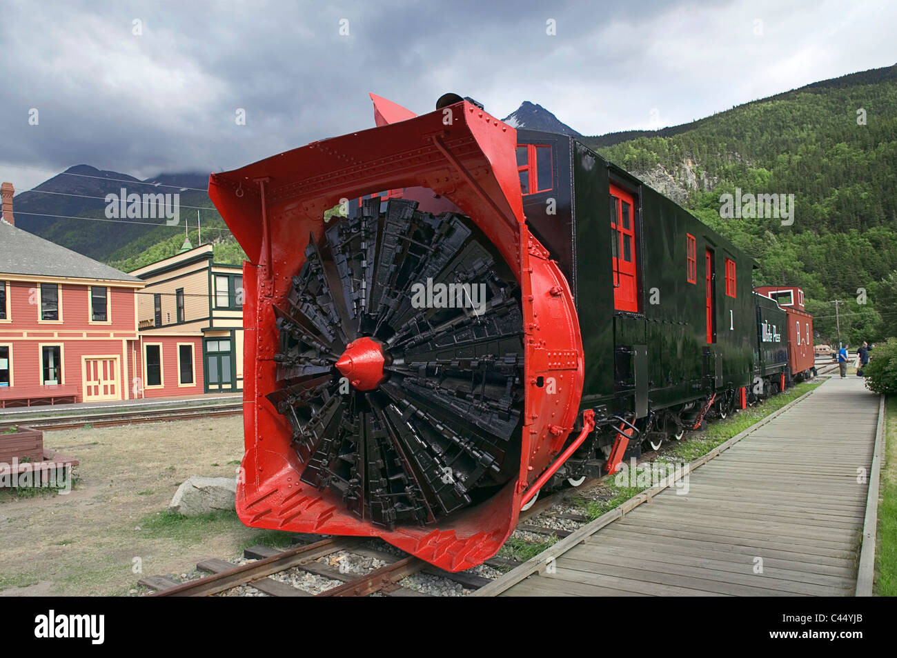 U.S.A., Alaska, Southeast, Skagway, White Pass and Yukon Route Railway ...