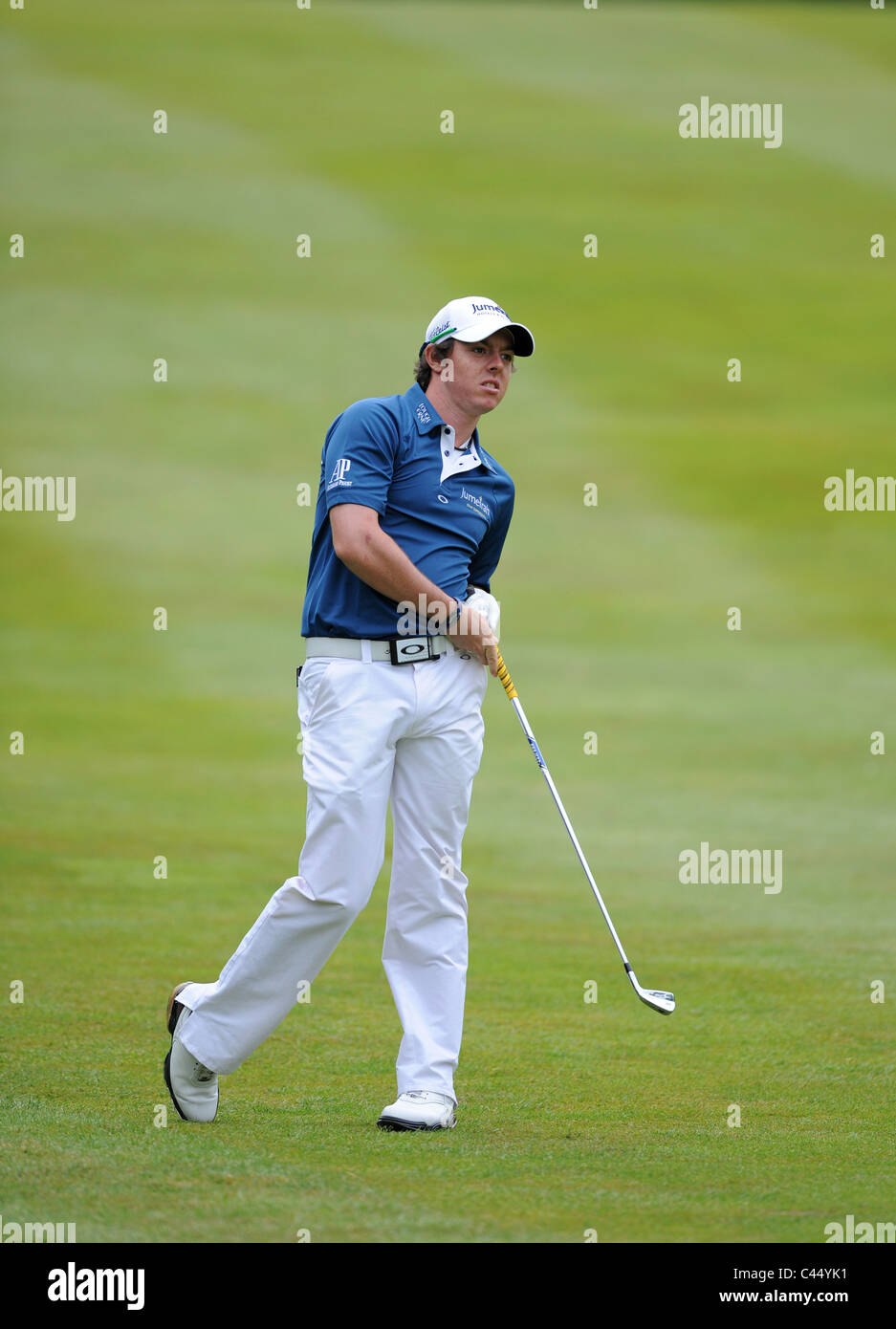 Professional Golfer Rory McILroy plays a shot Stock Photo - Alamy