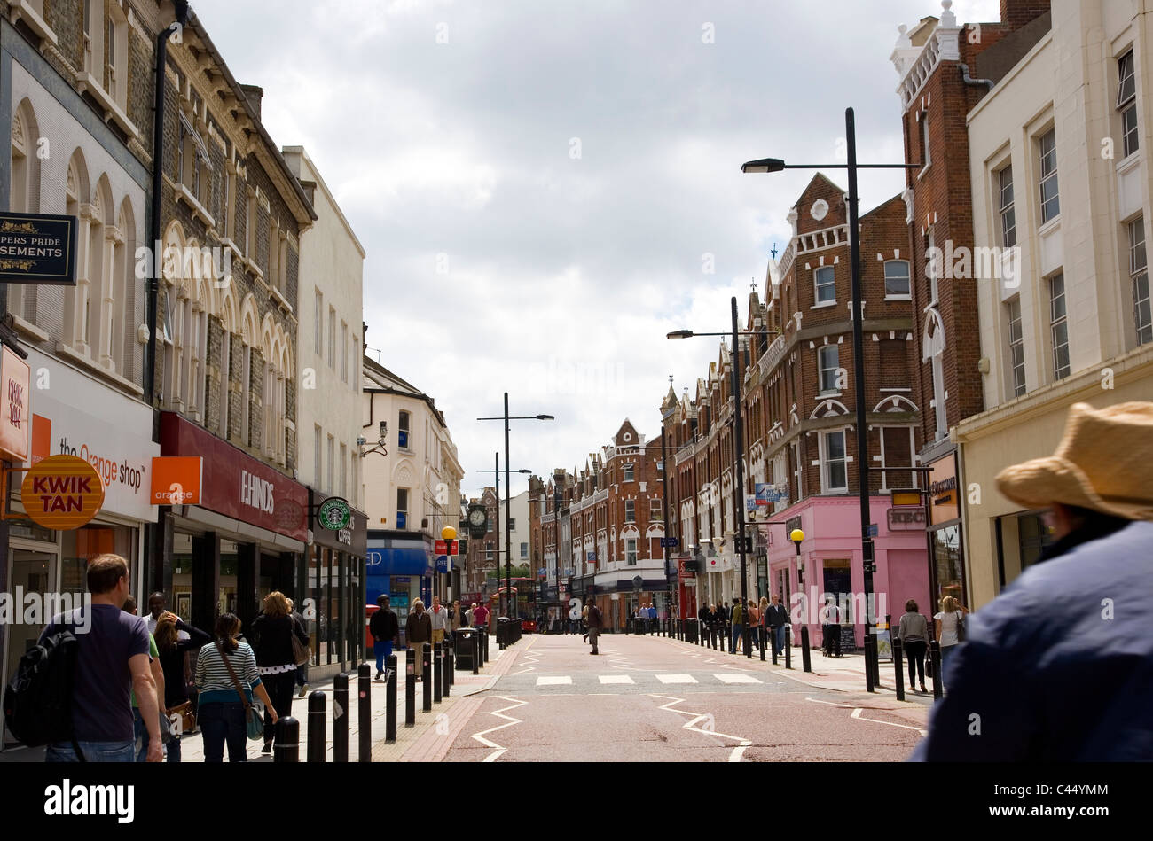 St Johns Rd in Clapham Junction Stock Photo - Alamy