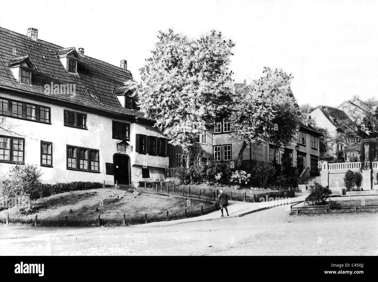 House where Johann Sebastian Bach was born in Eisenach, 1935 Stock ...