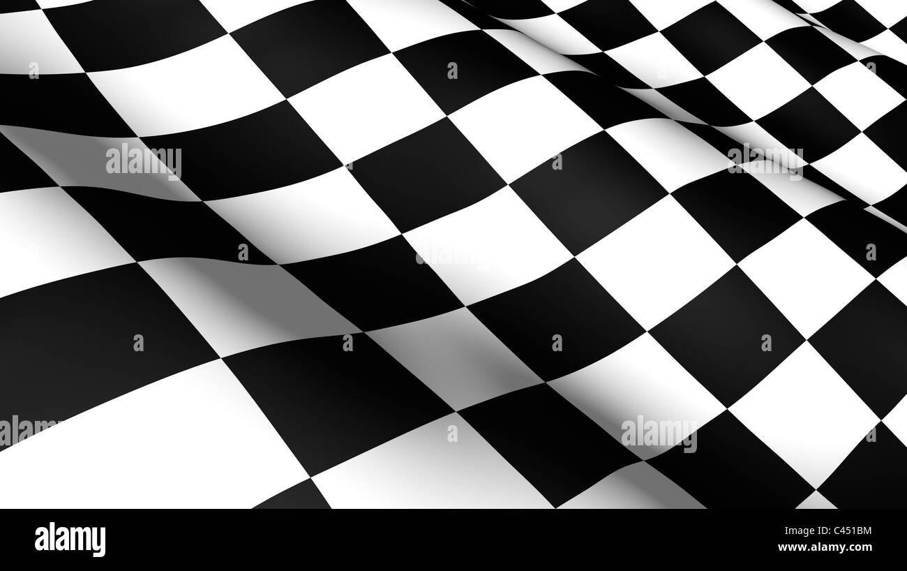 Checkered racing Flag Stock Photo - Alamy