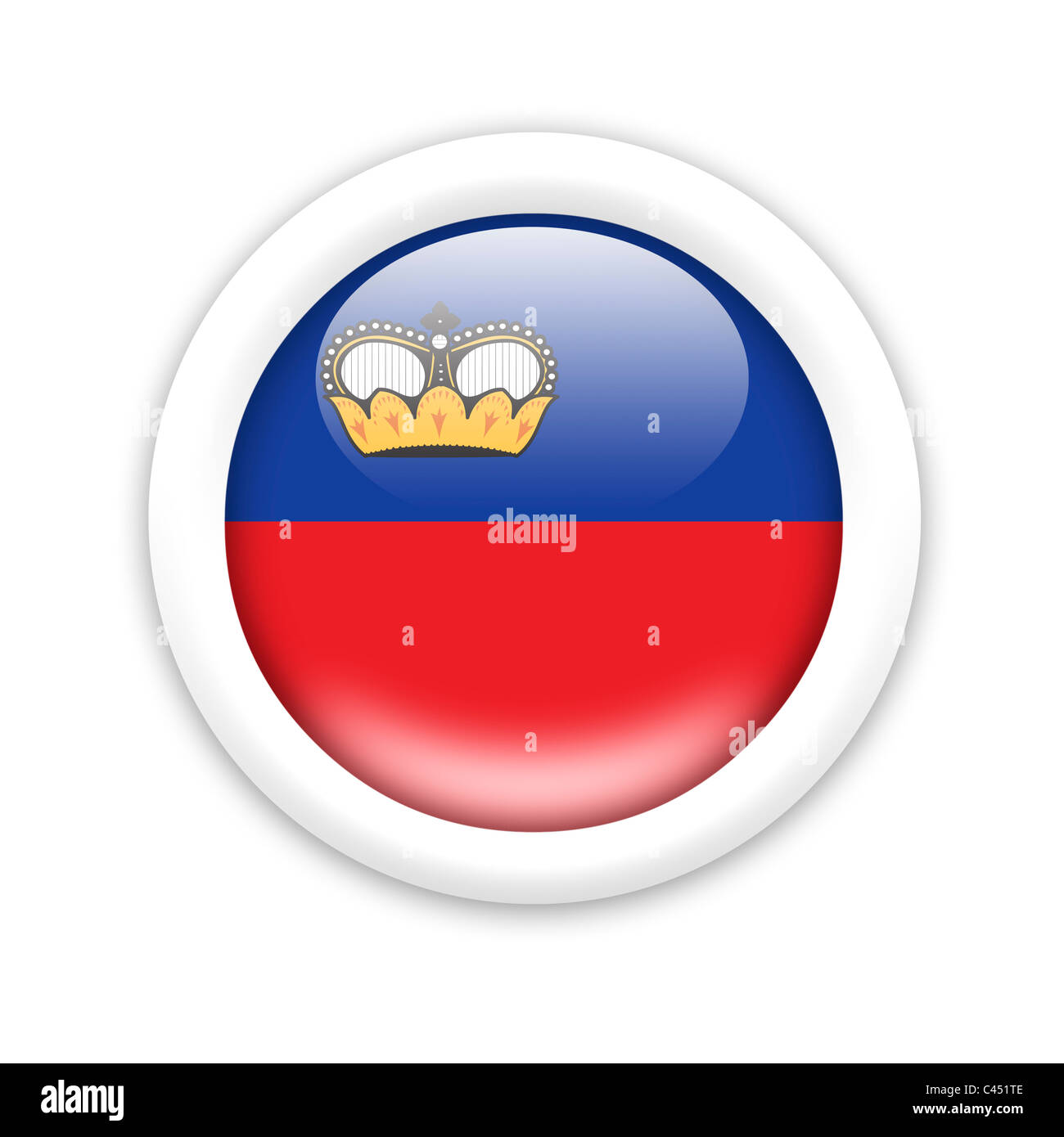 Flag of Liechtenstein Stock Photo - Alamy