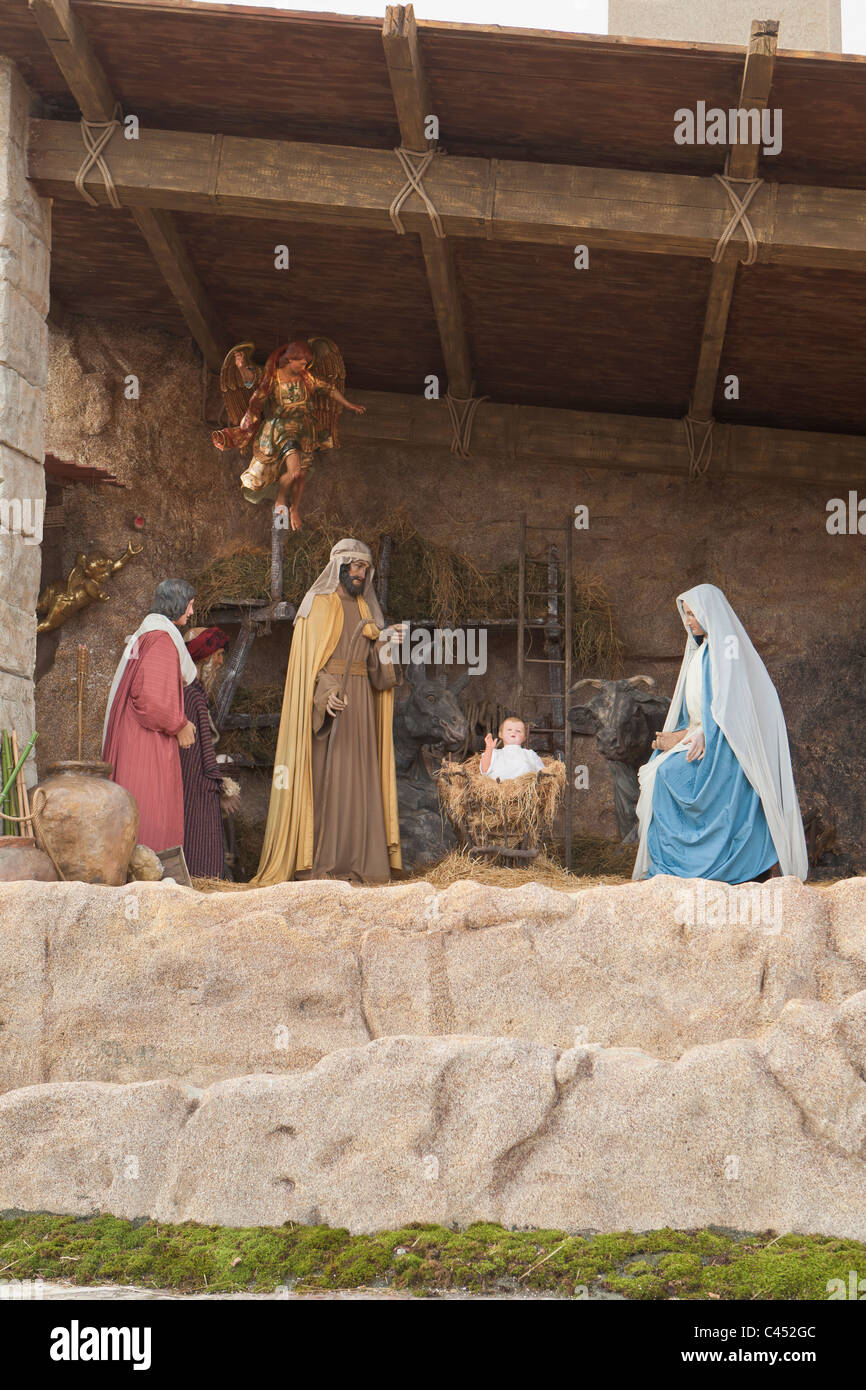 Christmas crib nativity scene in hi-res stock photography and images ...