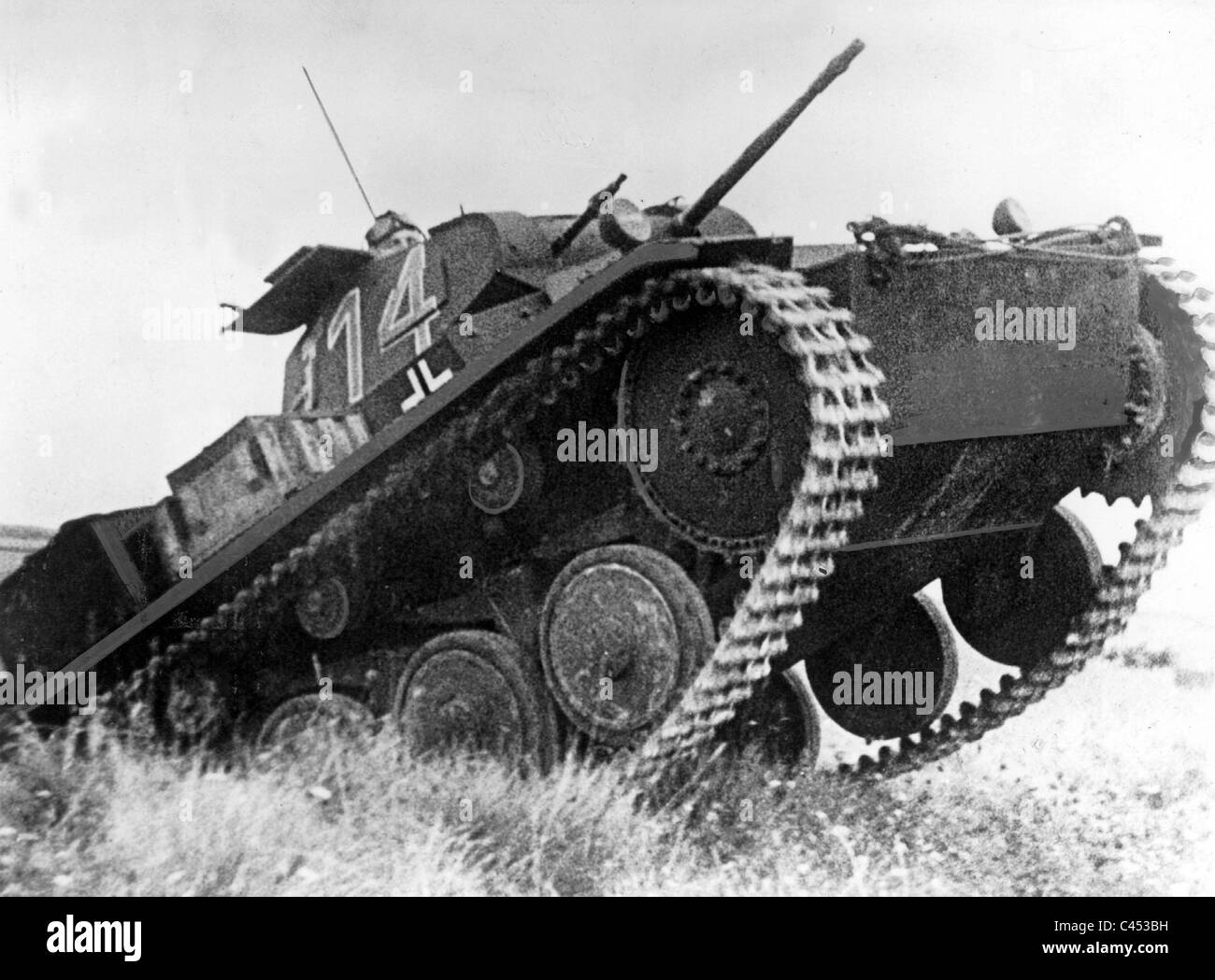 German Panzer II attacking from 'Sieg im Westen' (Victory in the West ...