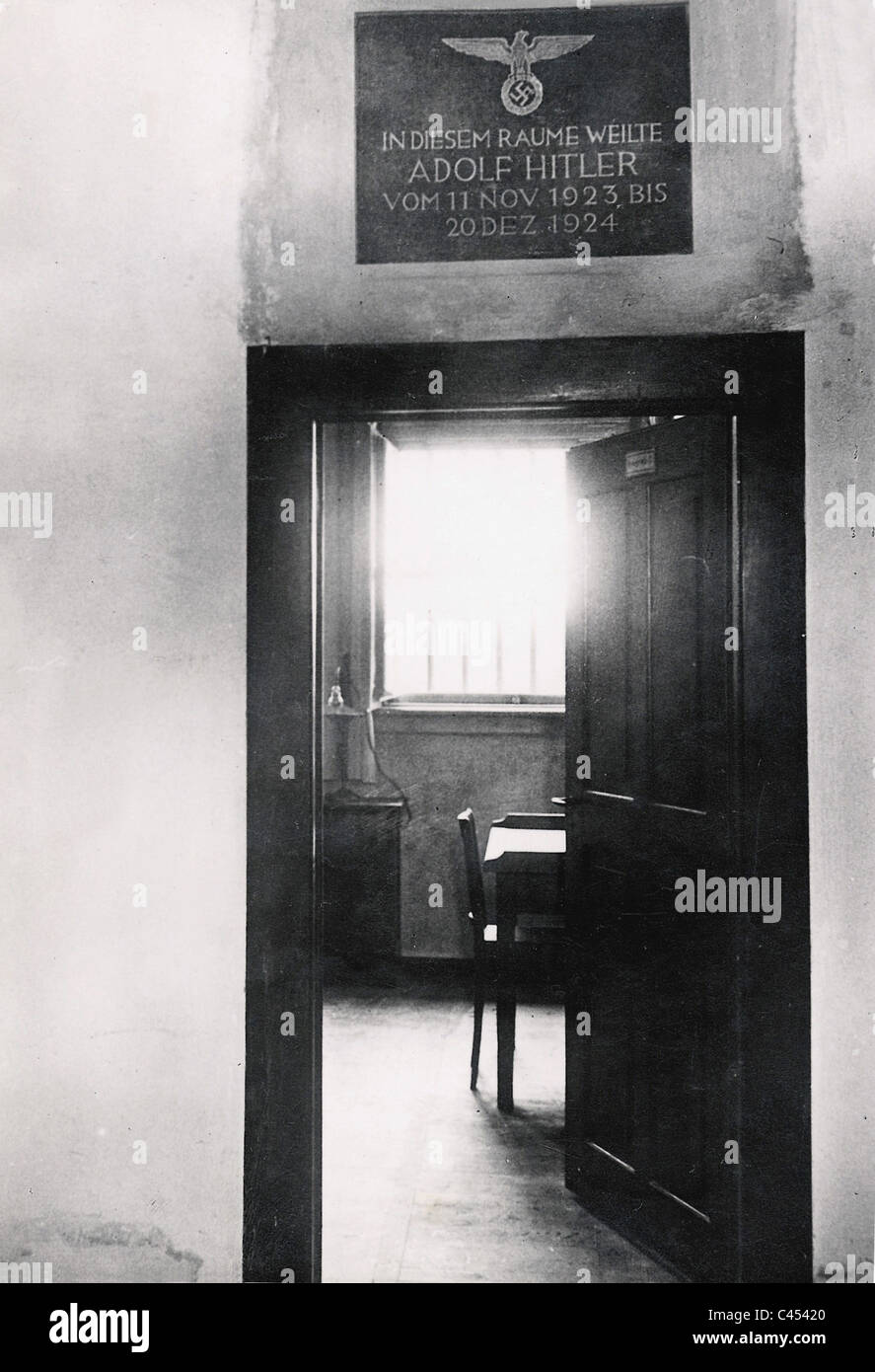 Hitler in cell in landsberg hi-res stock photography and images - Alamy