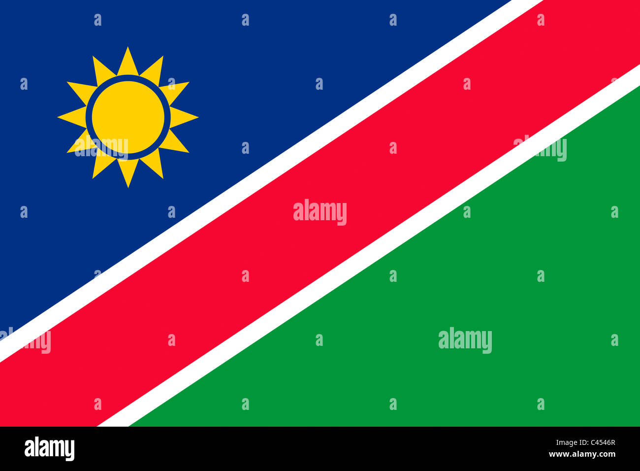 Namibian flag hi-res stock photography and images - Alamy
