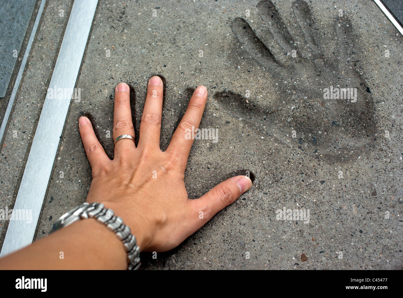 Imprints Of Hands High Resolution Stock Photography and Images - Alamy