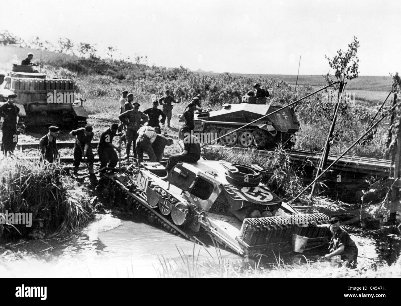 German tanks on the Eastern Front, 1941 Stock Photo - Alamy